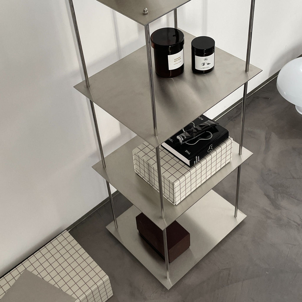 Modulares Regalsystem MODULUM – Minimalistisches Design aus Edelstahl ...